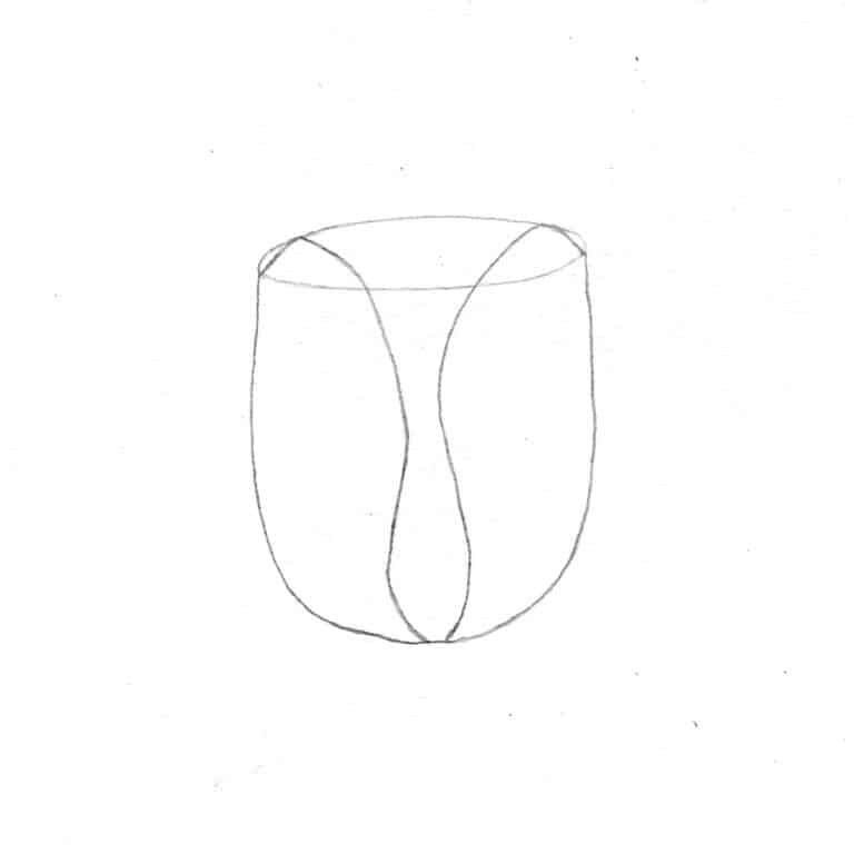 How to draw a tulip (easy step-by-step) 🌷