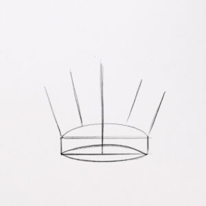 How to Draw a Crown (easy step by step) 👑