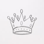 How to Draw a Crown (easy step by step) 👑