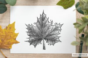 How to draw leaves (simple or detailed) 🌿