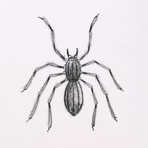 How to Draw a Spider (with amazing details) 🕷️