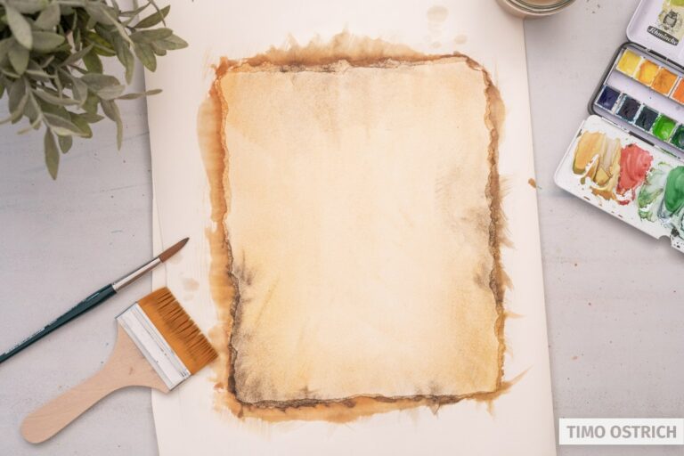 Papier alt aussehen lassen | Meine top 3 Methoden