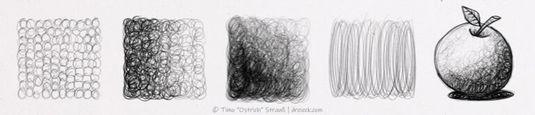 Schraffieren wie ein Künstler: Technik Tipps + Übersicht