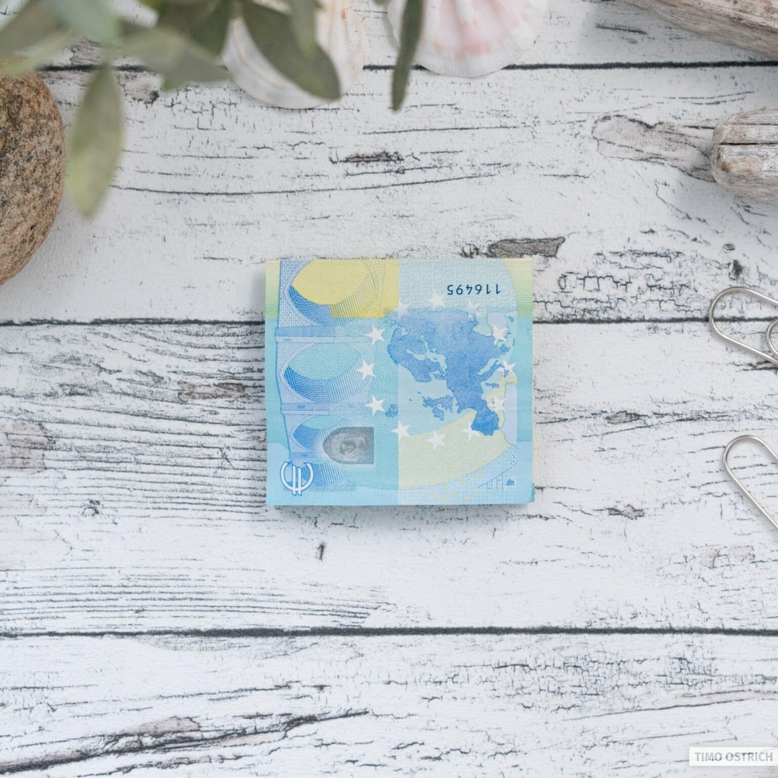 Geldschein zu einem Boot falten (maritimes Geldgeschenk) ⛵