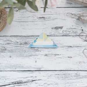 Geldschein zu einem Boot falten (maritimes Geldgeschenk) ⛵