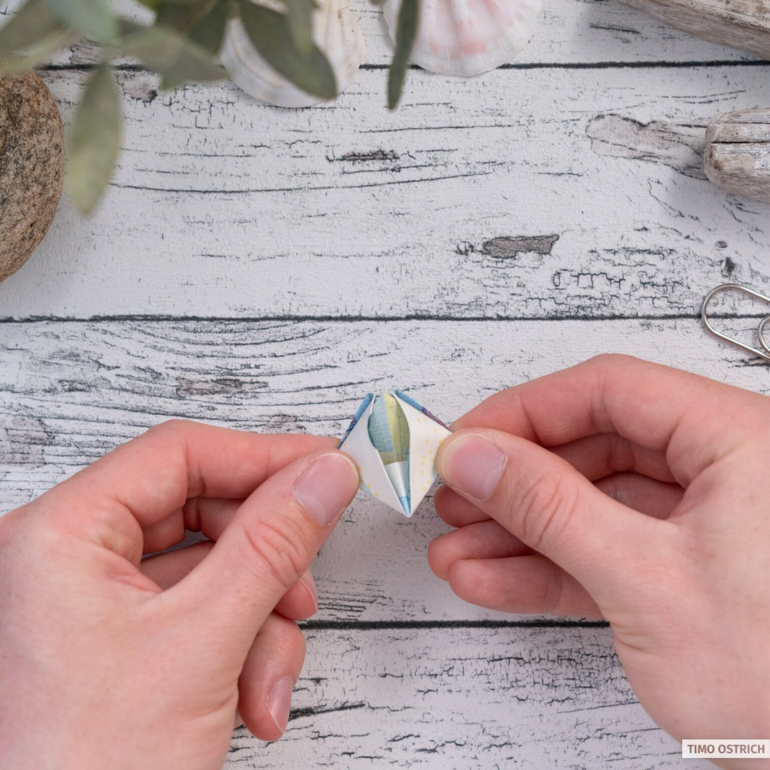 Geldschein zu einem Boot falten (maritimes Geldgeschenk) ⛵