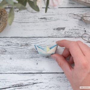 Geldschein zu einem Boot falten (maritimes Geldgeschenk) ⛵